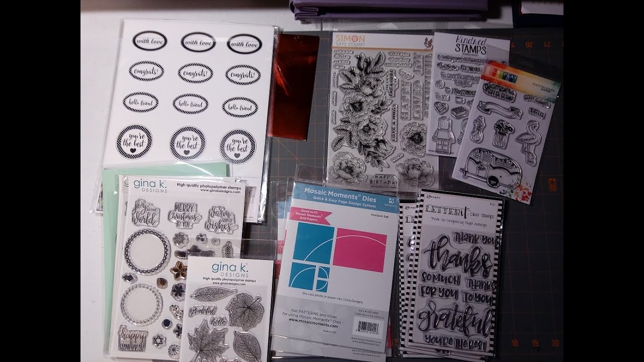 Stamp & Goodies Haul (Oct 2018) - YouTube