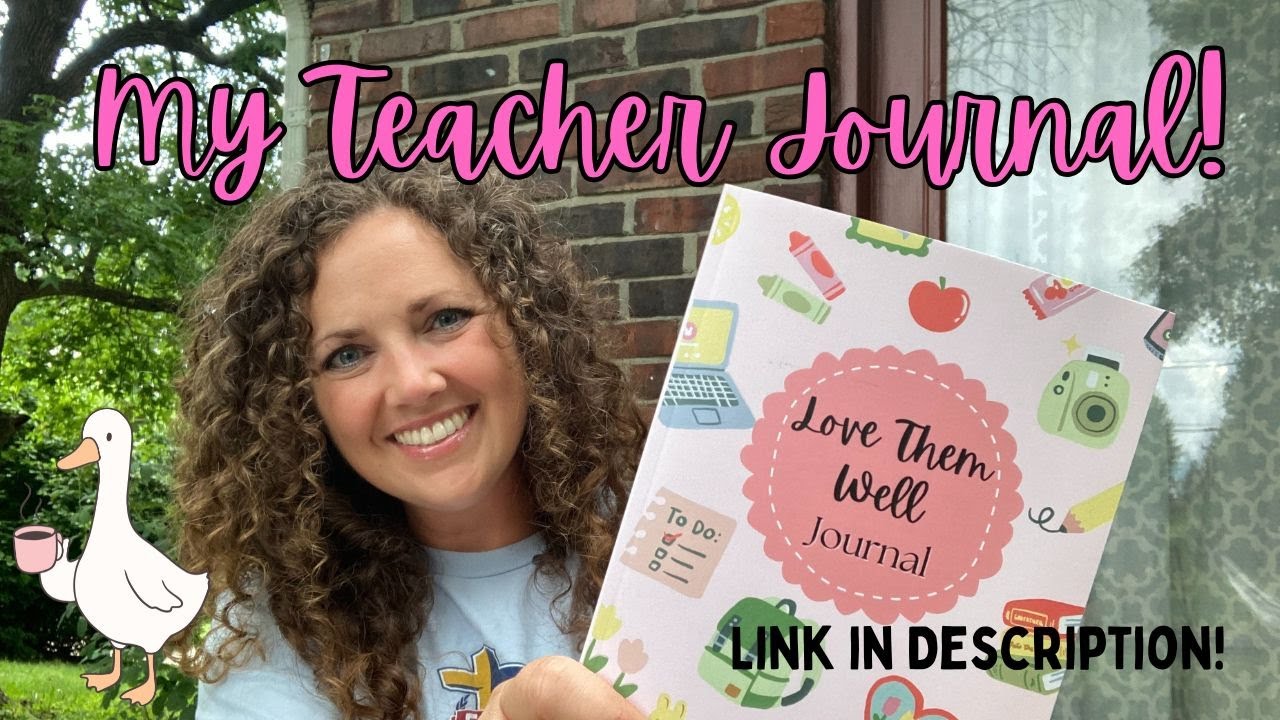 I made a journal for teachers! Love your students well this year! - YouTube