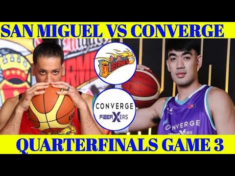 PBA LIVE : SAN MIGUEL vs CONVERGE I LIVE SCORES & PLAYERS STATISTICS ...
