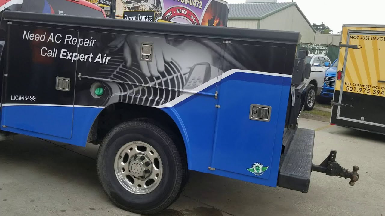 Cutaway truck wrap for HVAC Daikin Wrap#customwraps,#vinylgraphics,# ...