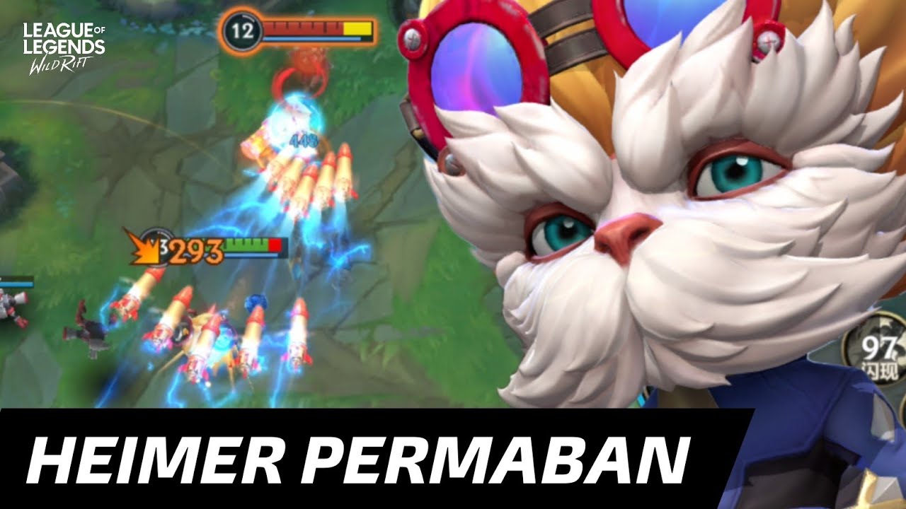 HEIMERDINGER EL PRÓXIMO PERMABAN DE WILD RIFT? 💀 - FULL GAMEPLAY. - YouTube