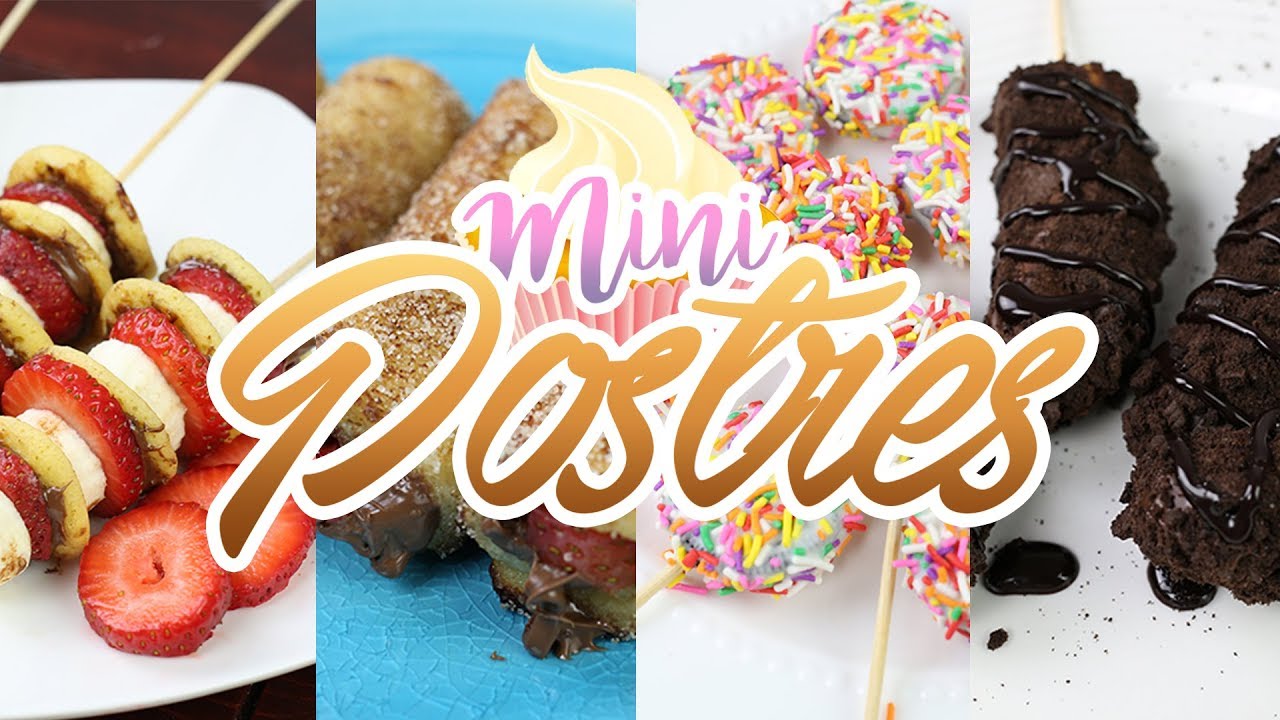 MINI POSTRES DELICIOSOS Y FÁCILES DE HACER (RECETAS) 🍓 - YouTube