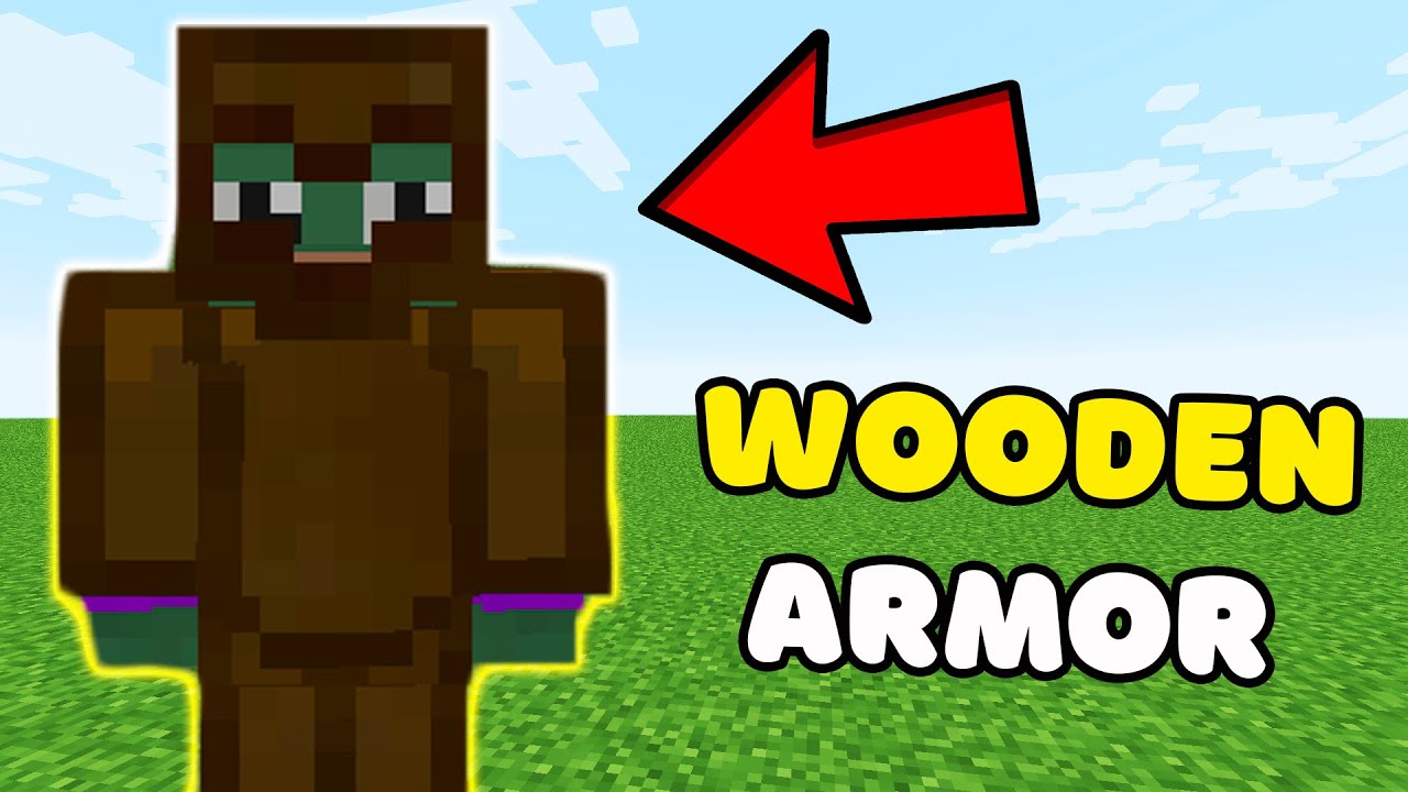 how to create full wooden armor ??? - YouTube