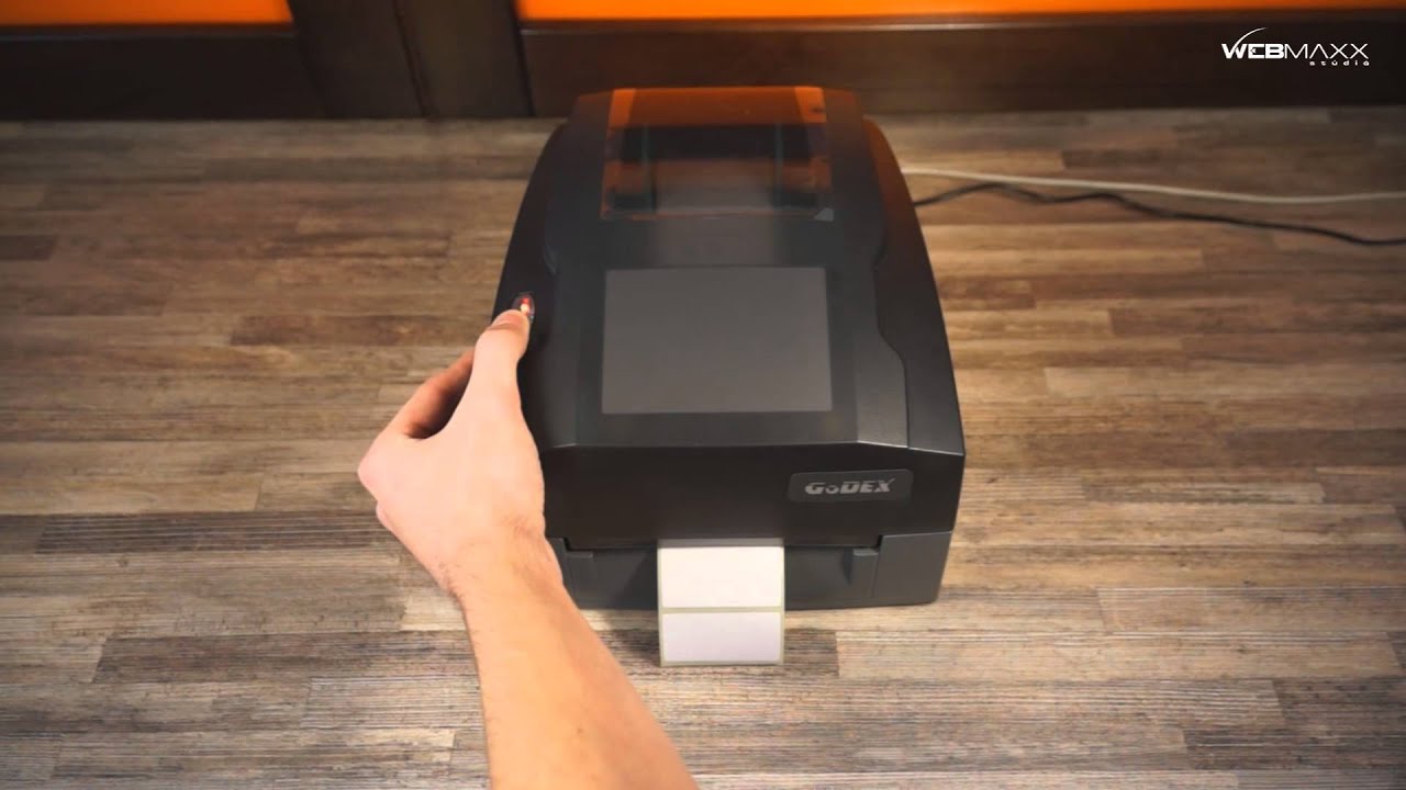 Godex G300 & G330 tlačiarne etikiet - Kalibrácia - YouTube