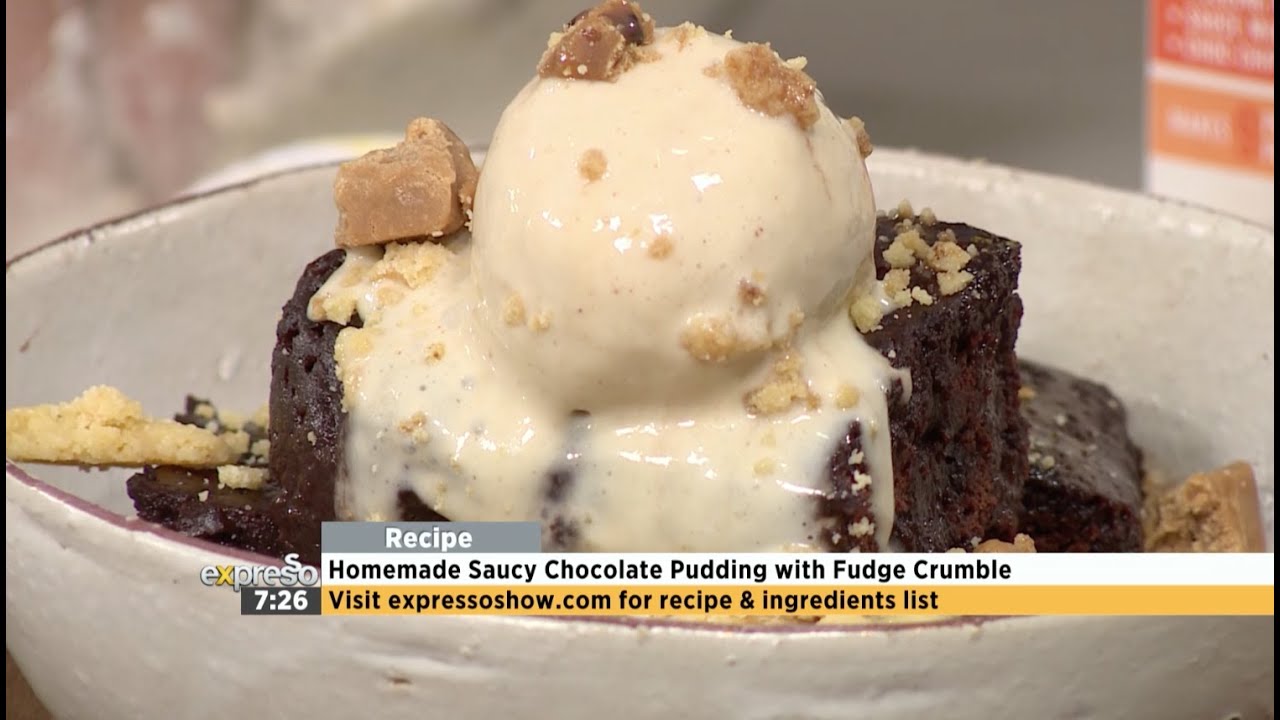 Recipe: Homemade Saucy Chocolate Pudding with Fudge Crumble (SNOWFLAKE ...