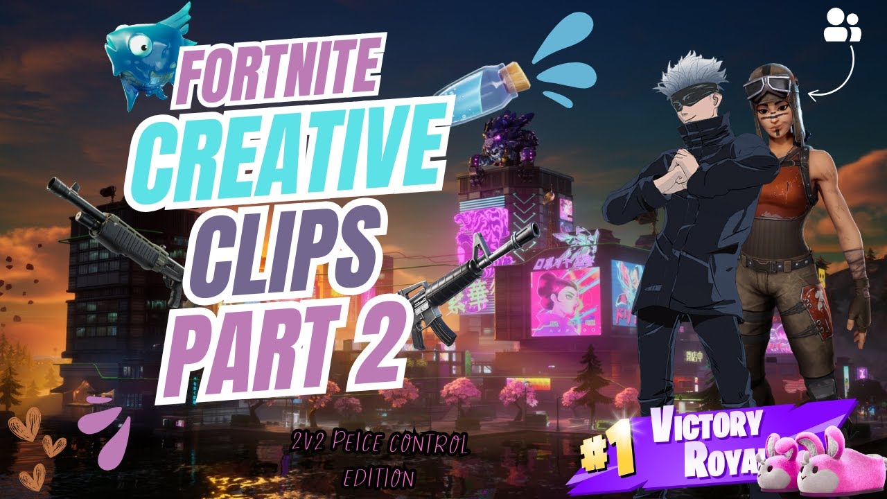 Fortnite Creative clips Pt.2 (2v2 Piece Control Edition) - YouTube