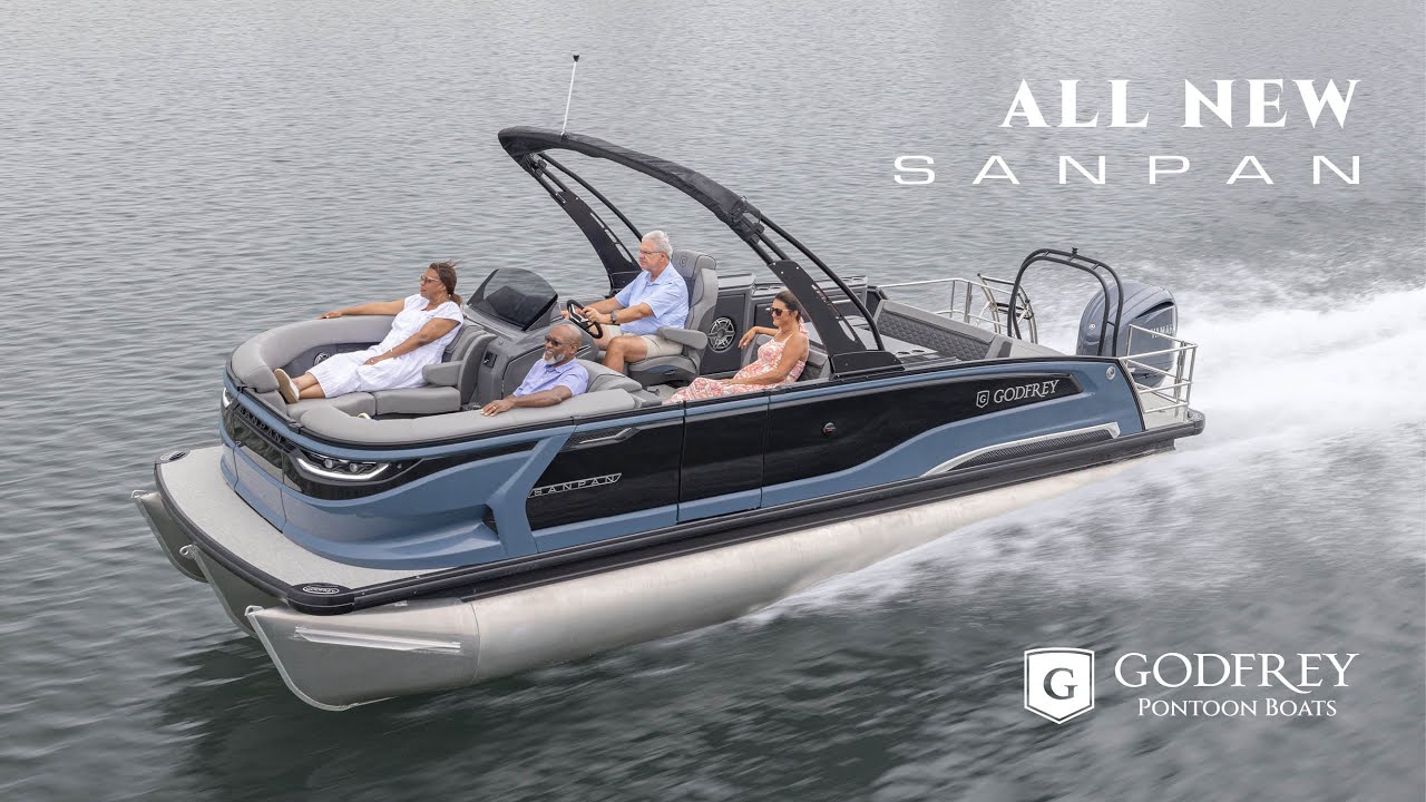Godfrey Pontoon Boats | Introducing The All-New Godfrey Sanpan - YouTube
