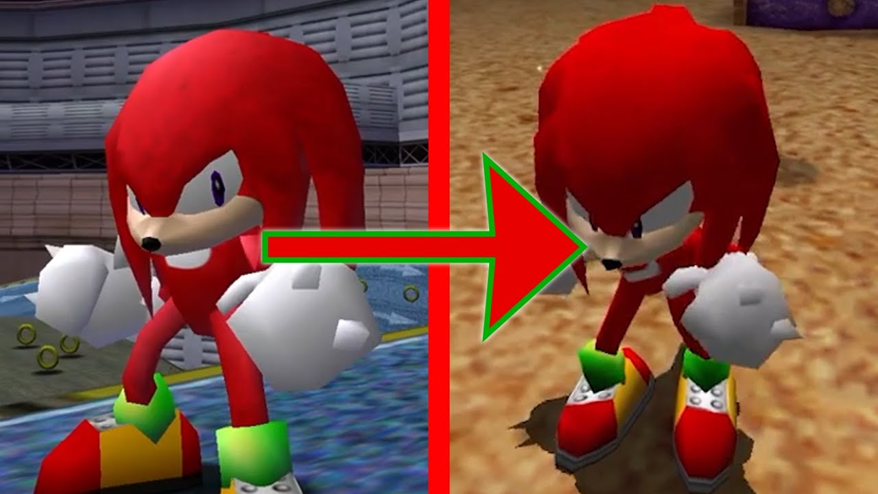 SA1 Knuckles (Sonic Adventure 2 Mod) - YouTube