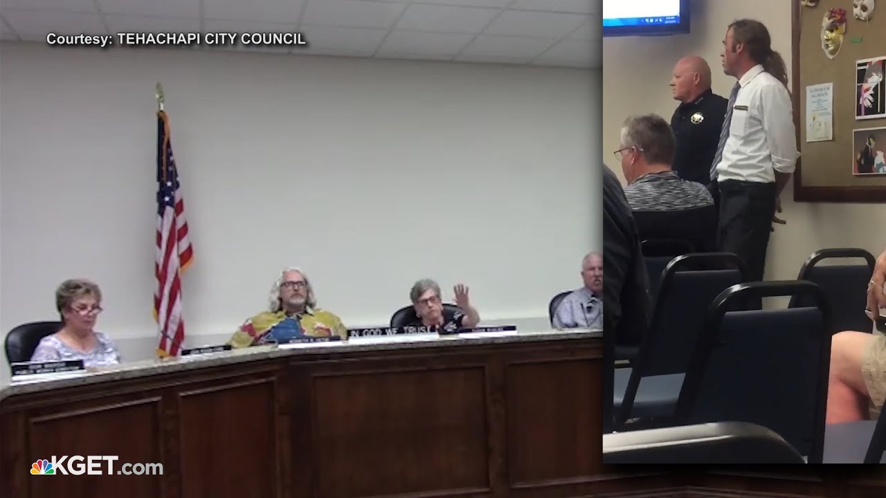 Councilman walks out following arrest at Tehachapi city council meeting ...