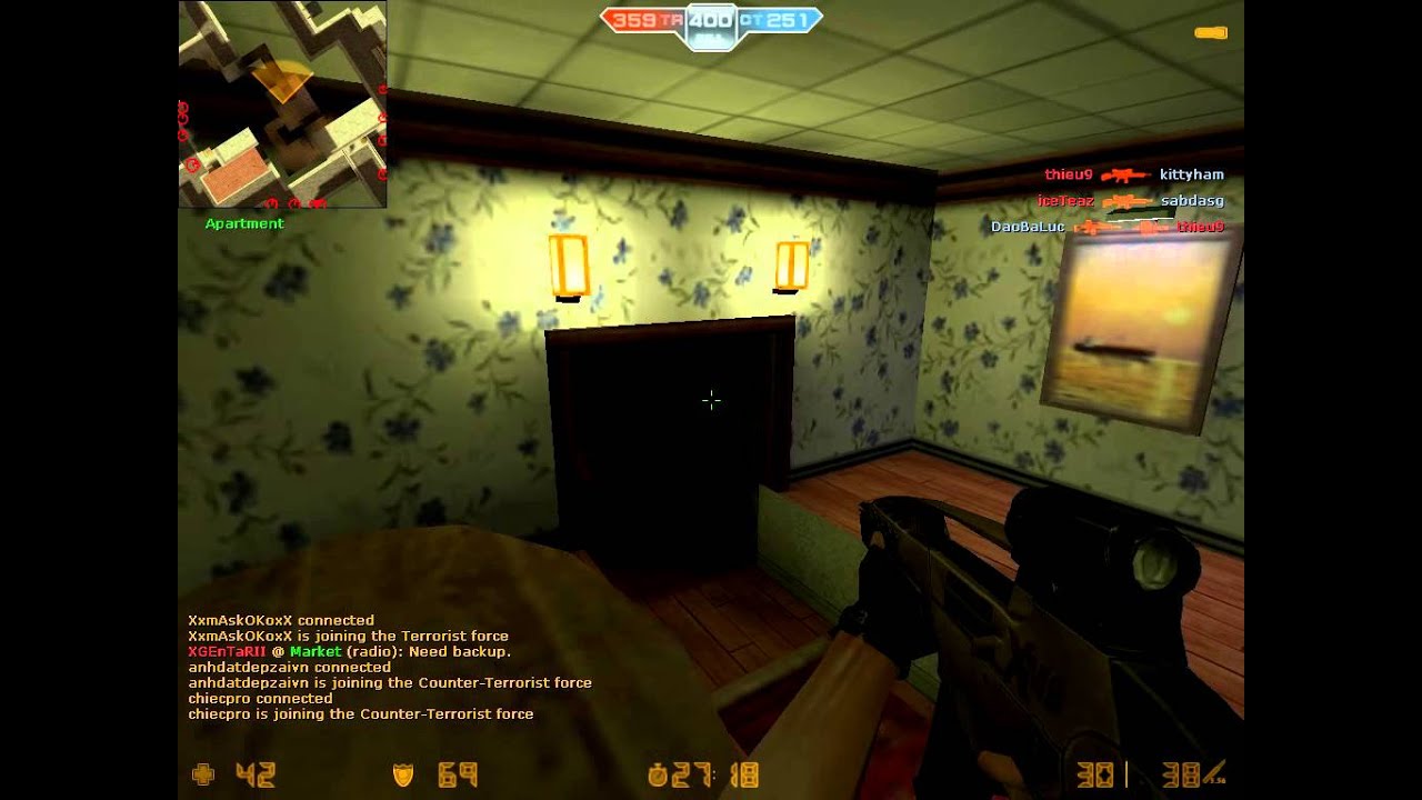 Counter-Strike:Online Gameplay #02:Bieng shot by a Women?! - YouTube