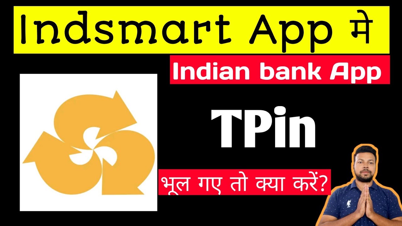 How to reset TPin in Indsmart Indian bank app - YouTube
