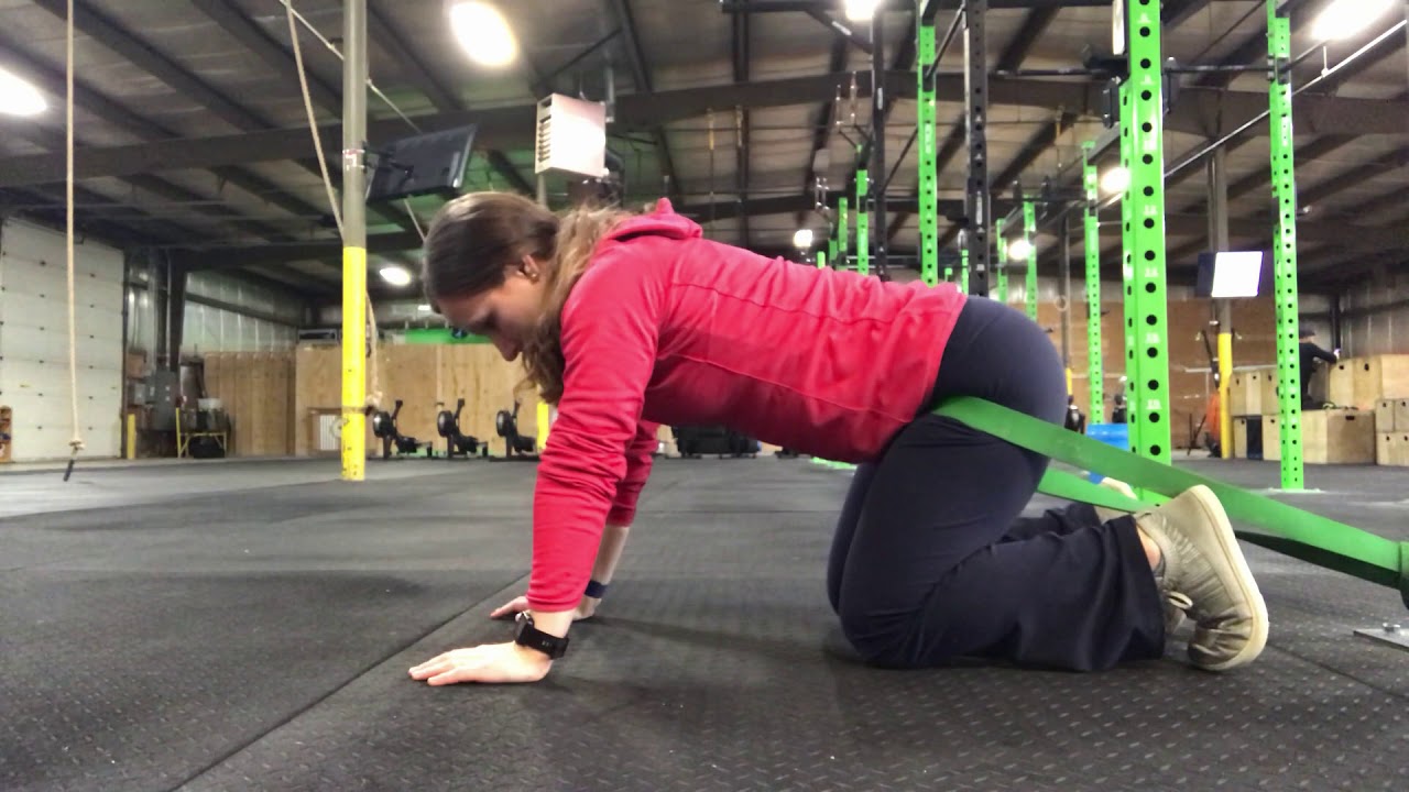 Hip Inferior Glide Mobilization - YouTube