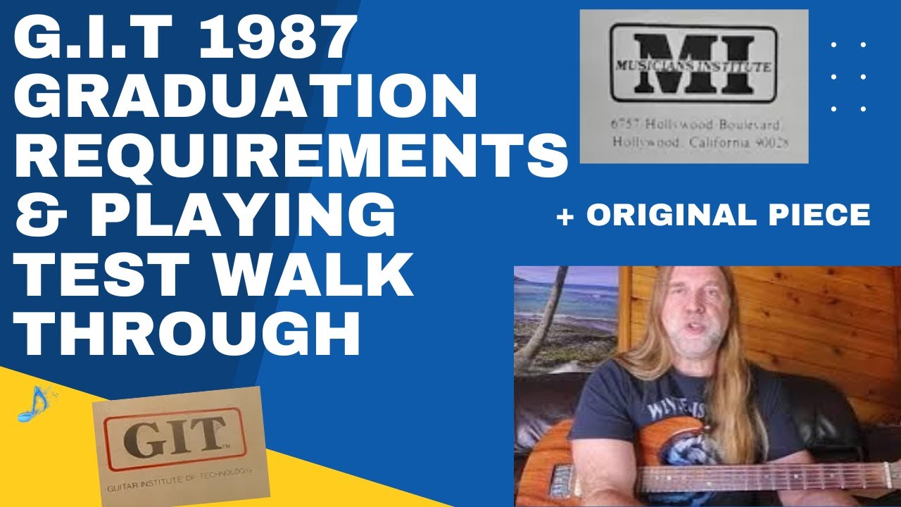 Musician's Institute 1987 Graduation/Playing Requirements Walk Through ...