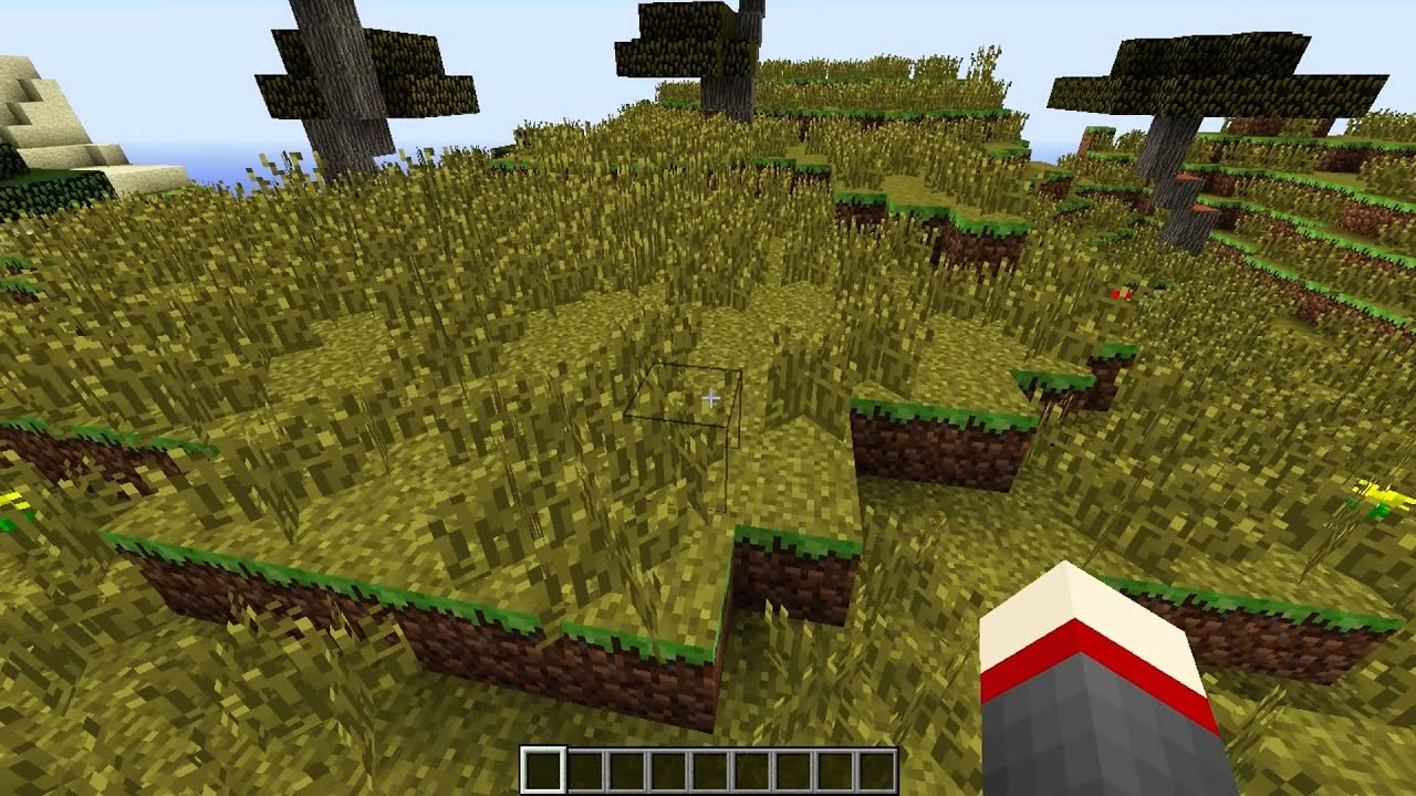 Break a dirt block in Minecraft!! - YouTube