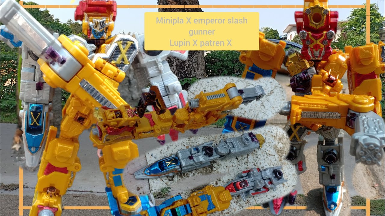 minipla X emperor slash/gunner 미니프라 X 엠퍼러 슬래시/거너 lupinranger vs ...