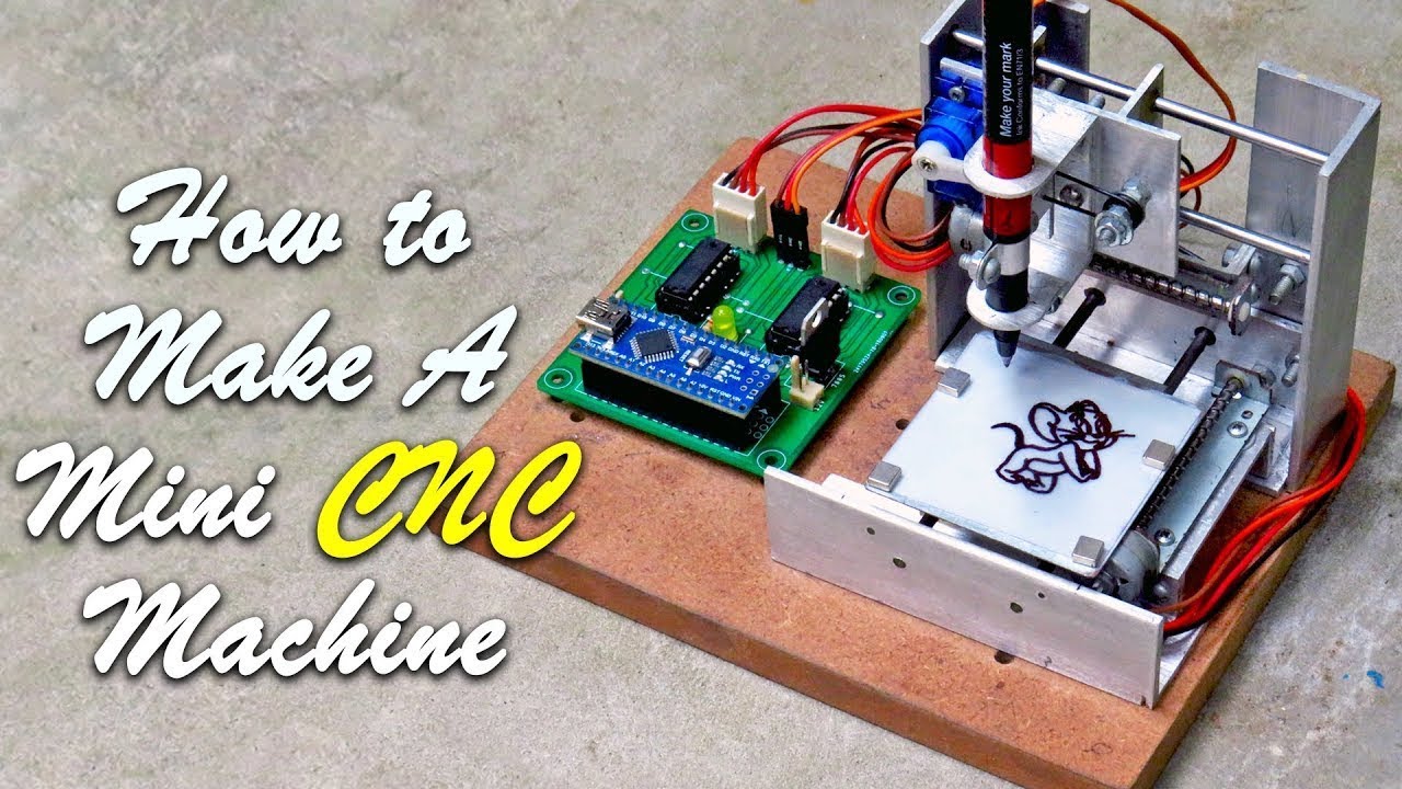 How to make a mini CNC machine . - YouTube