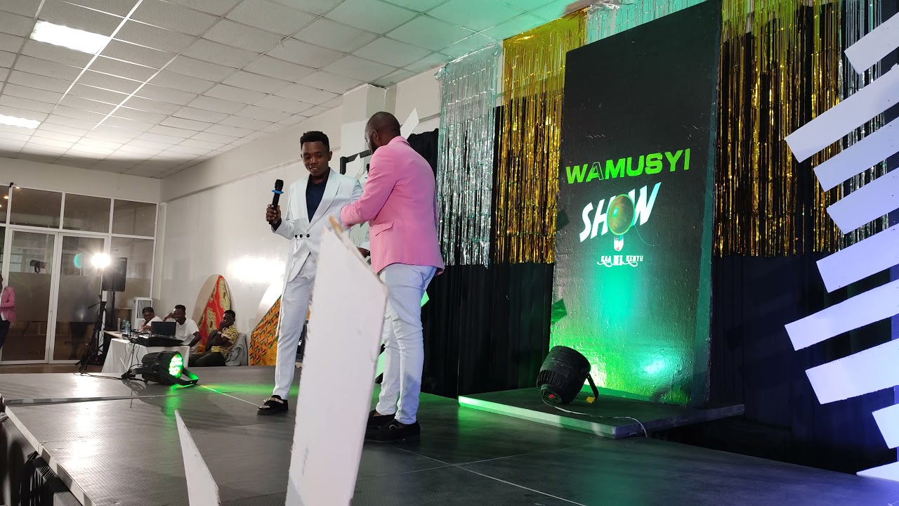 TOM DAKTARI ,KAYEYE AND SAMMY KIOKO PERFORMING LIVE AT WAMUSYI SHOW END ...