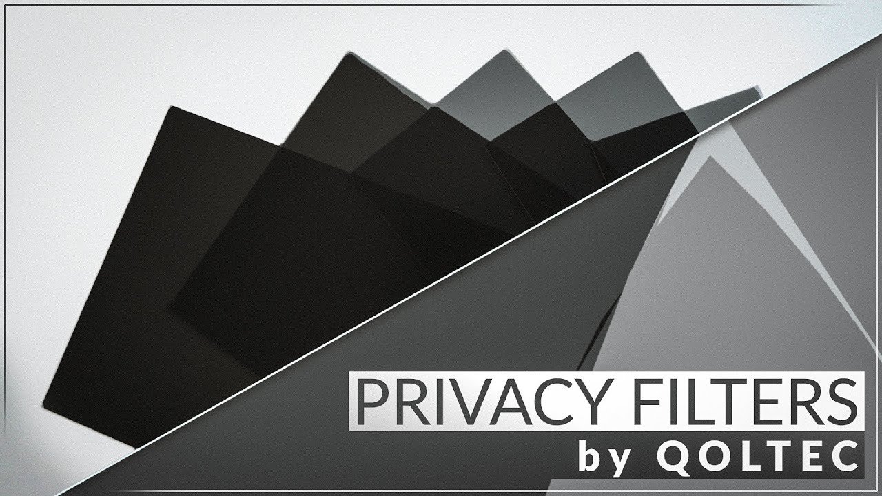 QOLTEC privacy filters - How to protect private information. - YouTube