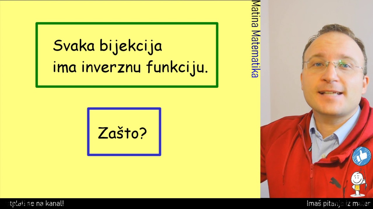Zašto bijekcije imaju inverznu funkciju? - YouTube
