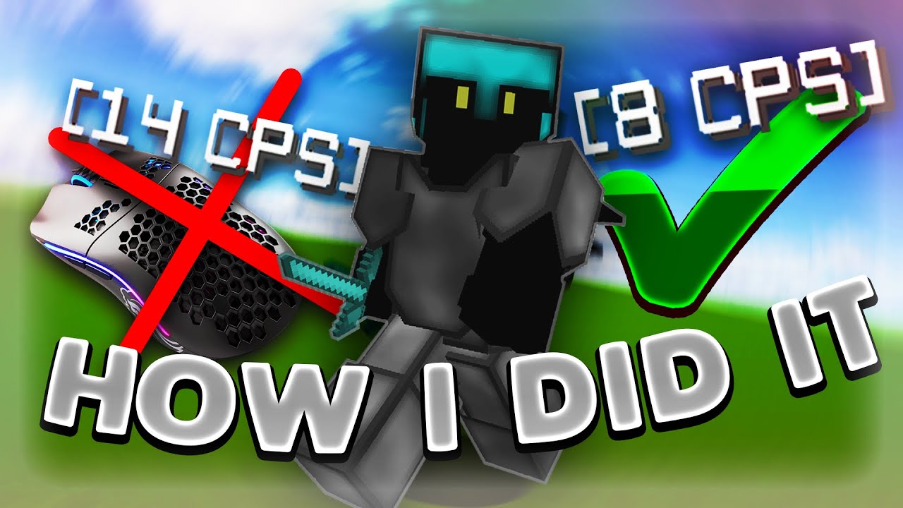 How I got better at Minecraft PVP while normal clicking low CPS ...
