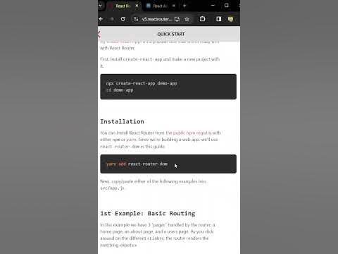 Adding react-router-dom in react project #coding #html #webdesign #html5 #htmlcode #python #css ...