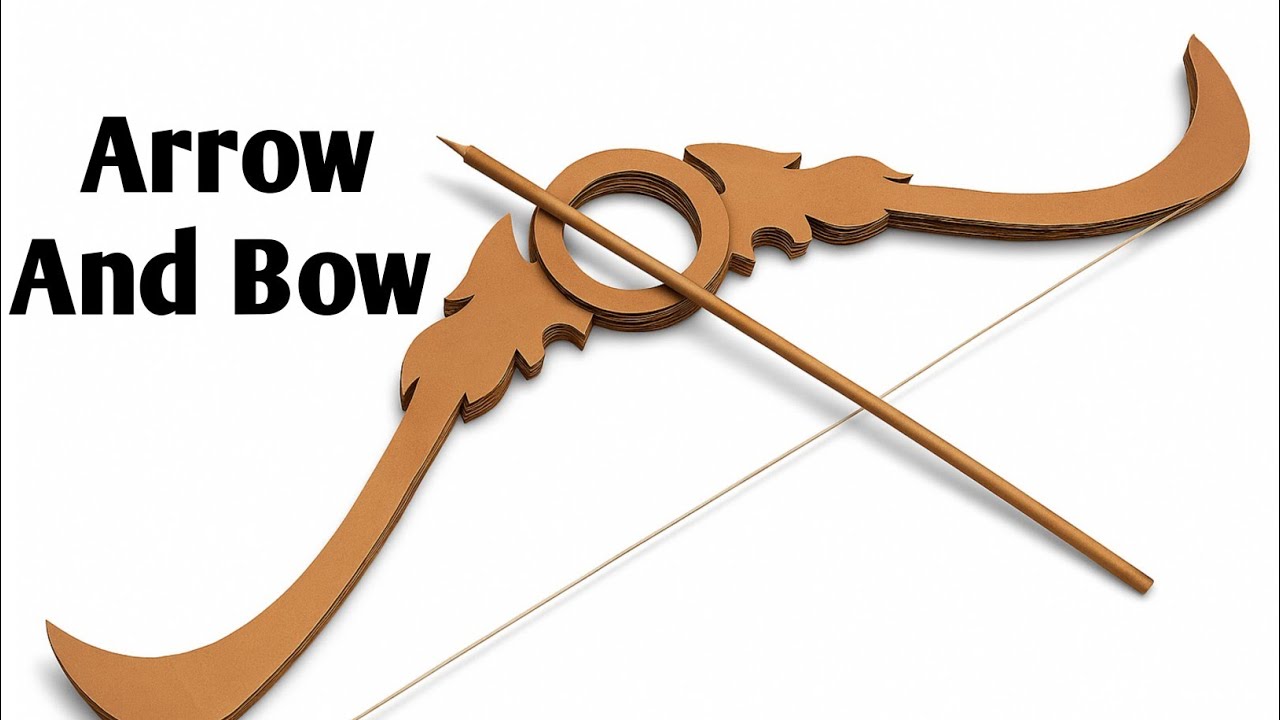 "Amazing Cardboard Bow Build | Easy Recycled Craft Project for ...