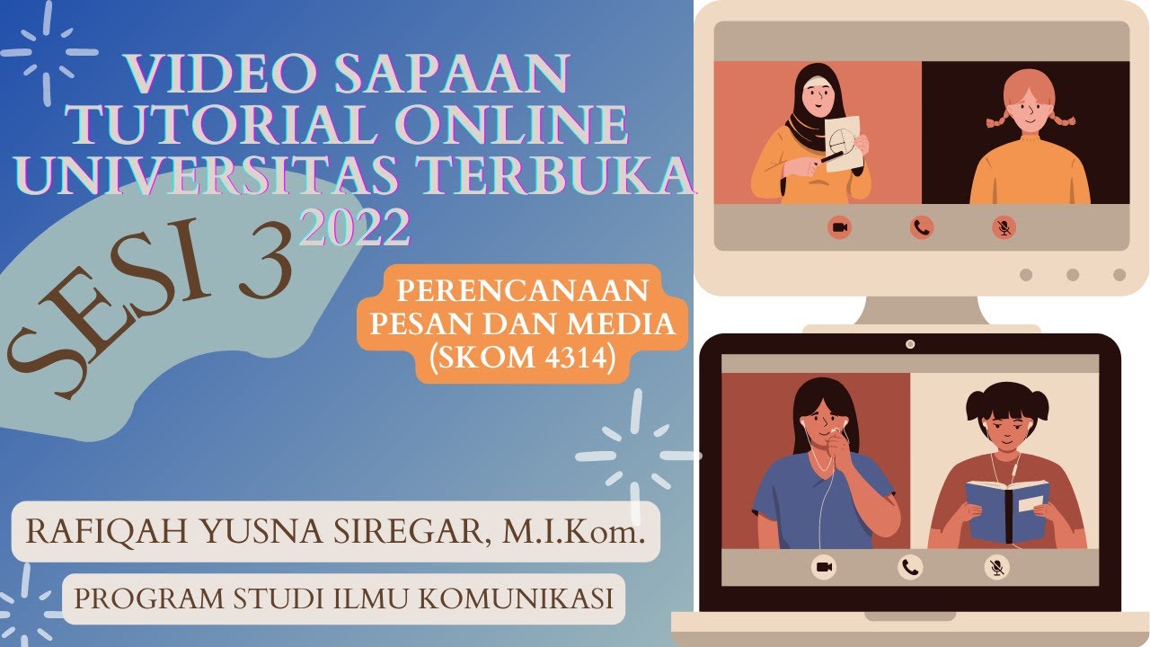 VIDEO SAPAAN TUTORIAL ONLINE (TUTON) UNIVERSITAS TERBUKA 2022 (SESI 3) - YouTube