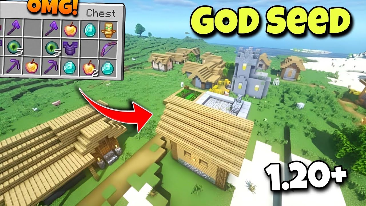 🔥[God Seed] For Minecraft Bedrock And Pocket Edition | Seed Minecraft 1 ...