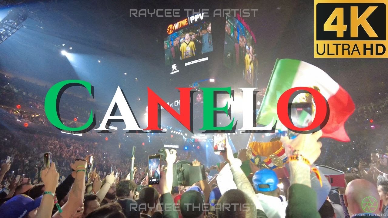 CANELO Main Event Ring Walk With Santa Fe Klan - Walking Out of the ...