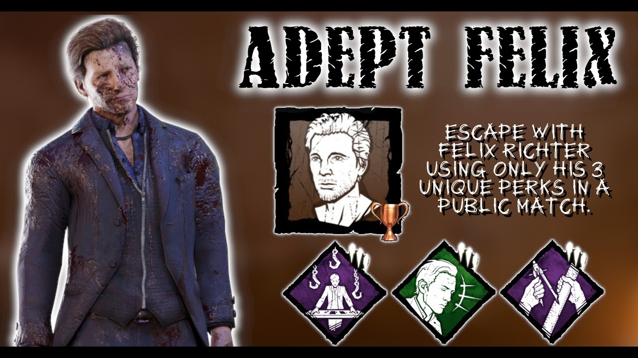 ADEPT FELIX! - Dead By Daylight Felix Richter Survivor Perk Builds ...