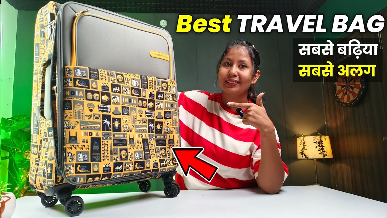 Best Travel Bag | NASHER MILES TROLLEY BAG UNBOXING | Soft-Sided ...