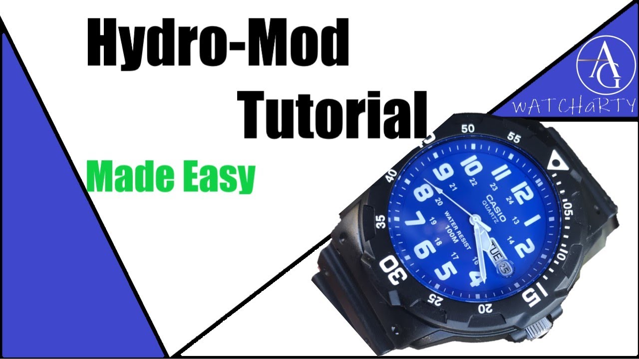 Casio HYDRO MOD Tutorial (Made easy) How to Mod with out the Mess - YouTube