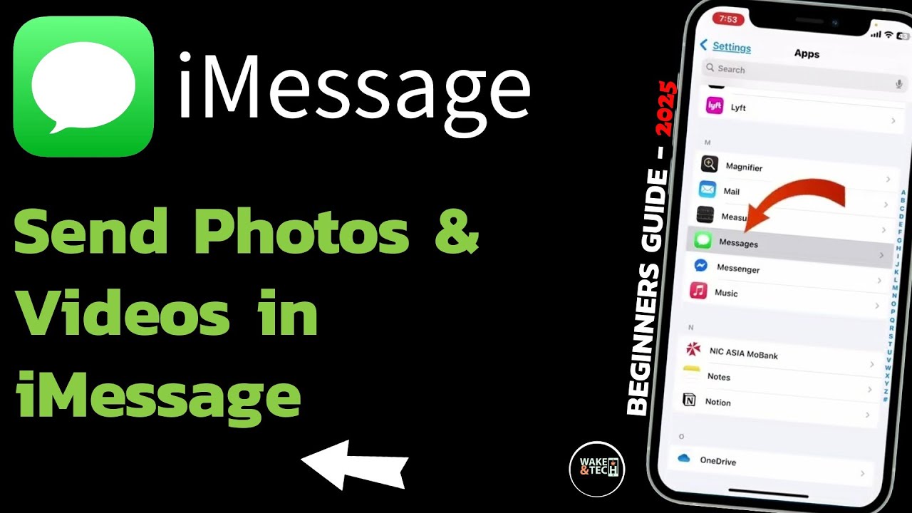 How to Add Photos & Videos in iMessage (iPhone Guide 2025)? - YouTube