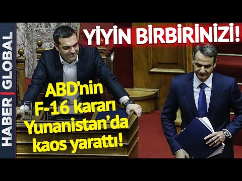 ABD'nin F-16 Kararı Yunanistan'ı Karıştırdı! Birbirlerine Demediklerini Bırakmadılar