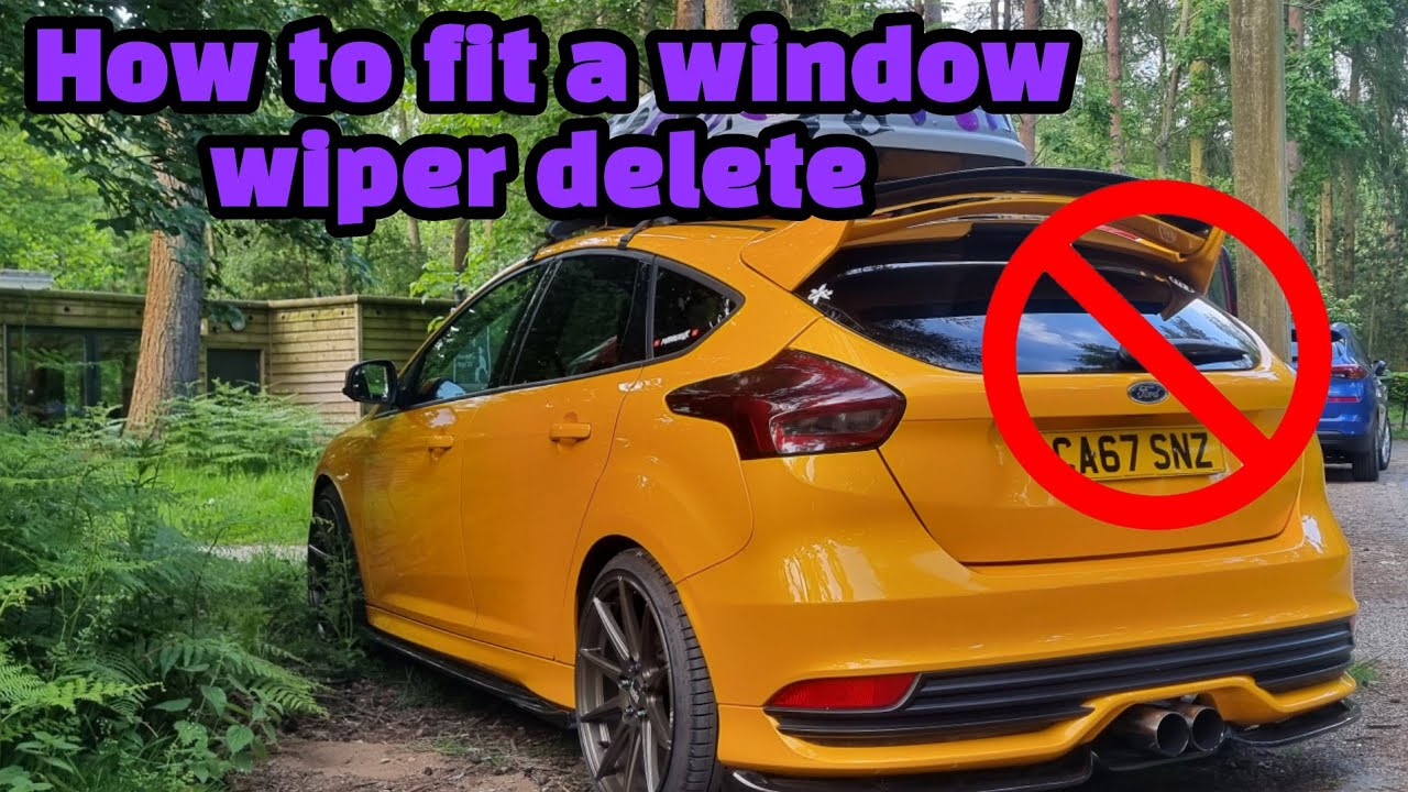 Ford Focus ST mk3 installing WIPER DELETE OOPS Looks so clean - YouTube