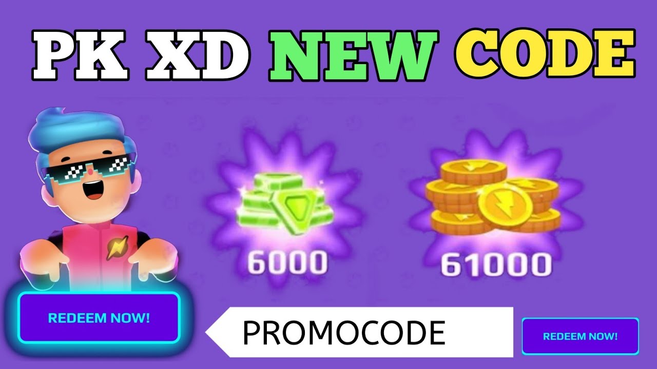 PK XD REDEEM CODE || PKXD CREATOR CODE || PK XD GEMS CODE || 6000 GEMS CODE #pkxd - YouTube