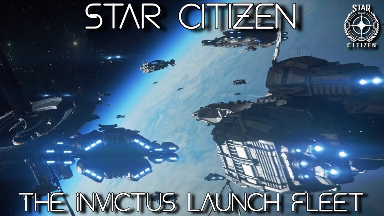 Star Citzen Invictus 2953 - Invictus Launch Fleet/Javelin Tour - YouTube