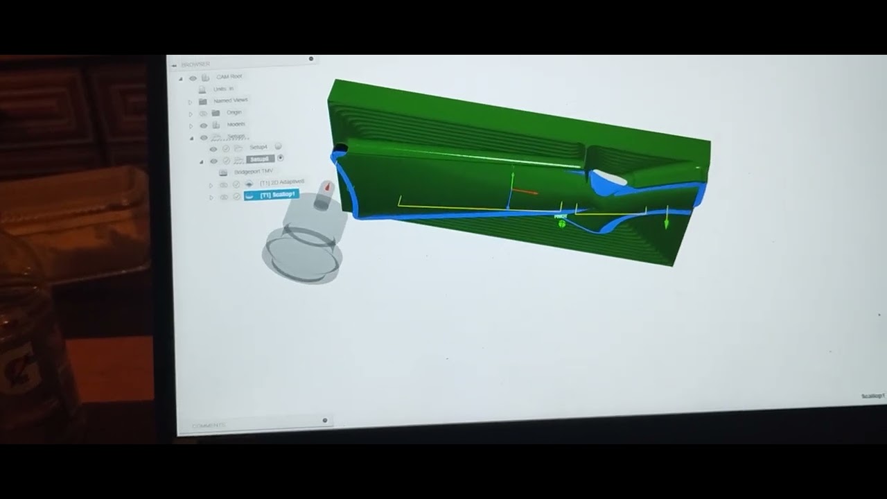 designing gun stock on fusion 360 - YouTube