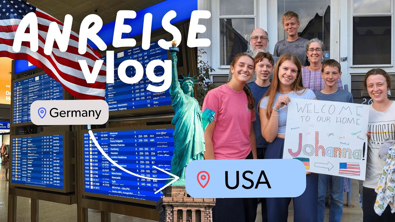 NYC Soft Landing Camp & Ankunft in meiner Gastfamilie 🇺🇸 Auslandsjahr ...