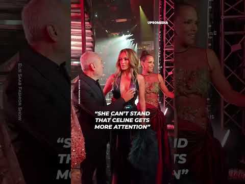 JLo doesn't seem to like Celine Dion #shorts