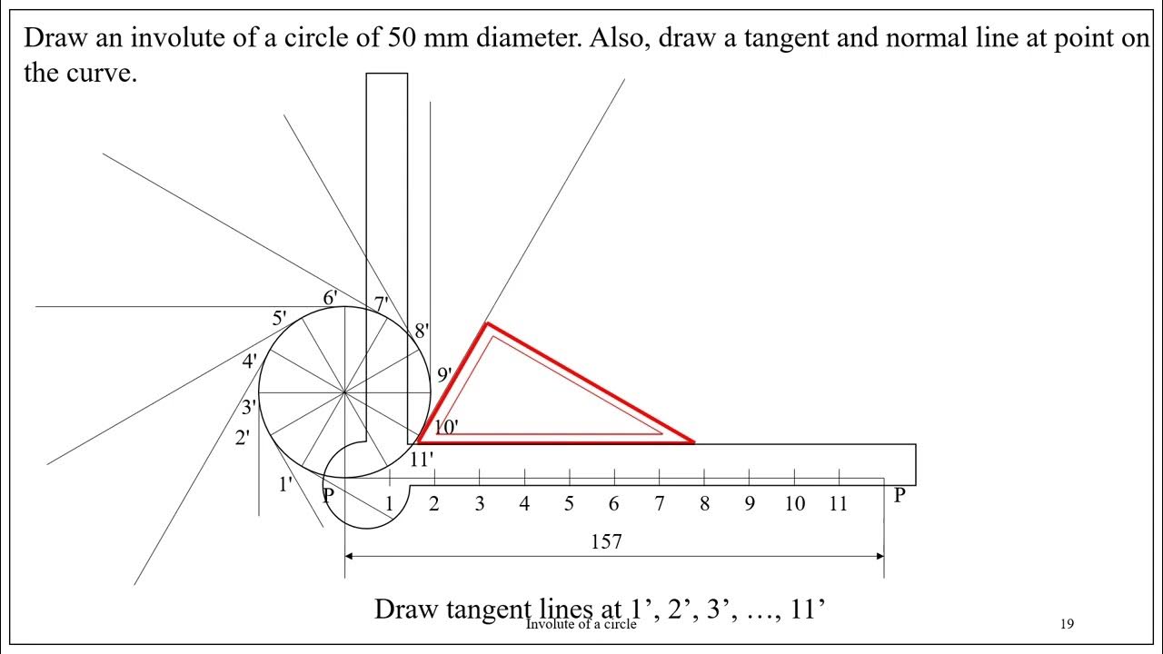 Involute Engg. Graphics - YouTube