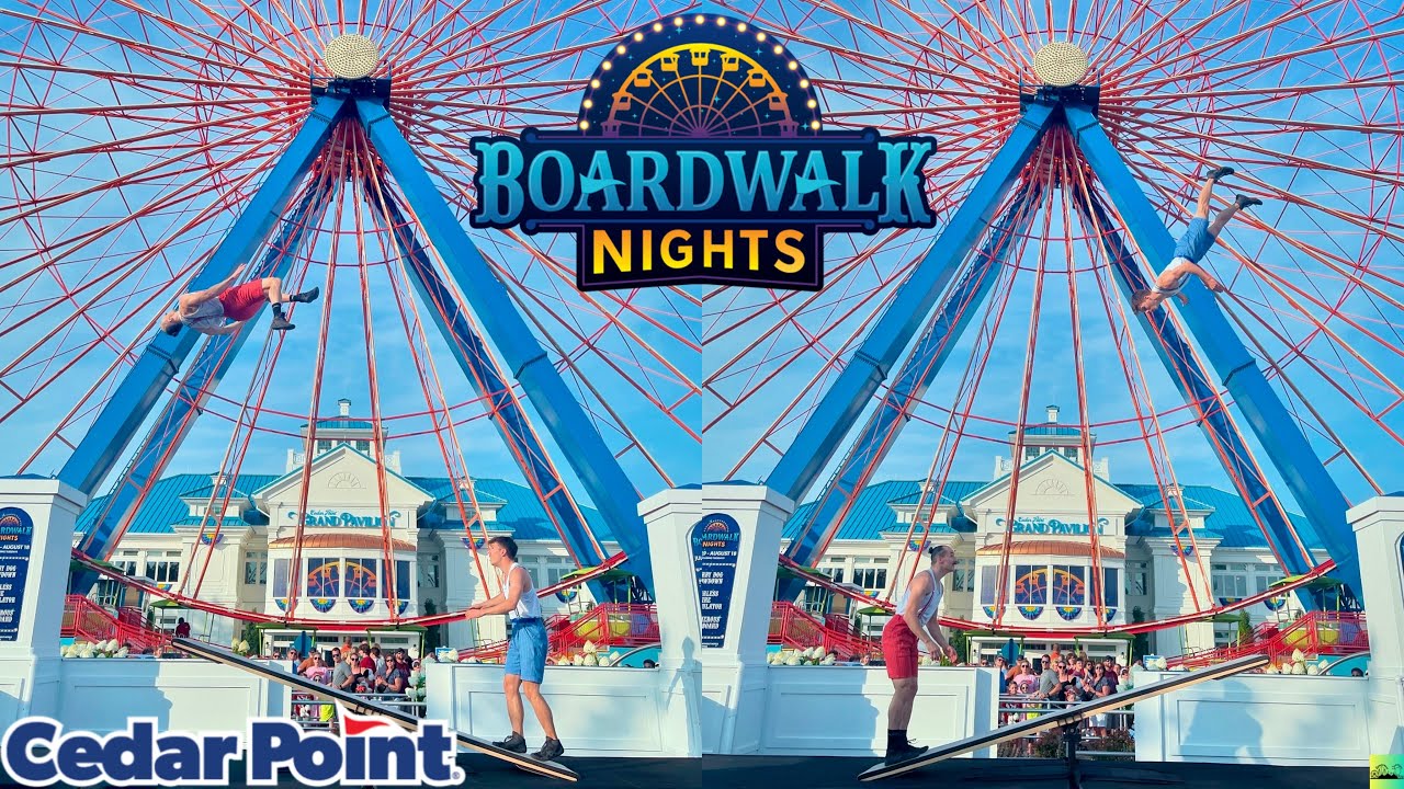 Cedar Point's Boardwalk Nights | Treacherous Teeterboard - YouTube