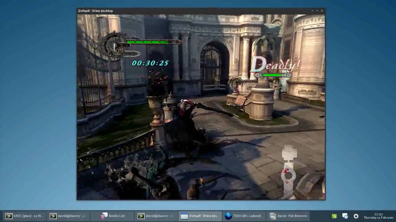Linux Gaming: Devil May Cry 4 - YouTube