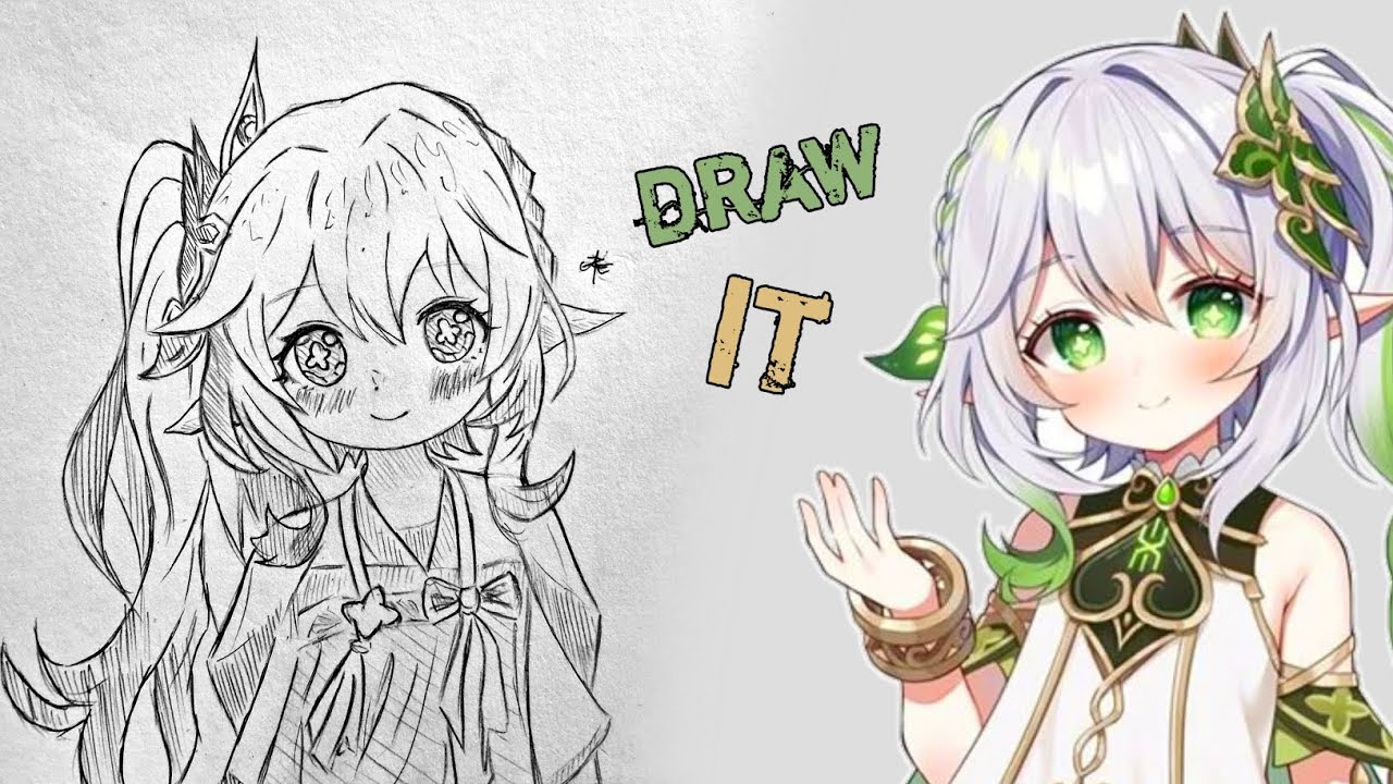How to Draw Nahida From Genshin | Step By Step | Easy Tutorial - YouTube