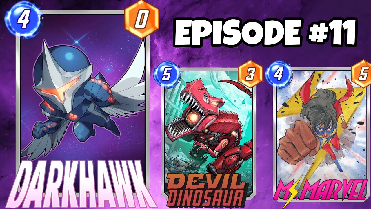 MARVEL SNAP DAILY REPLAY EPISODE 11 - DEVIL DARKHAWK DECK - YouTube