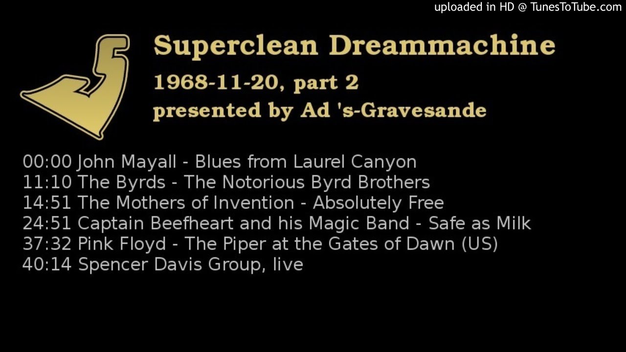 Superclean Dreammachine 1968-11-20, part 2 - YouTube
