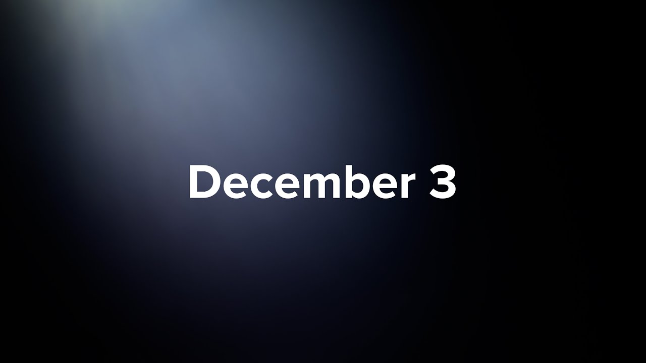 It's your turn now - December 3 - YouTube
