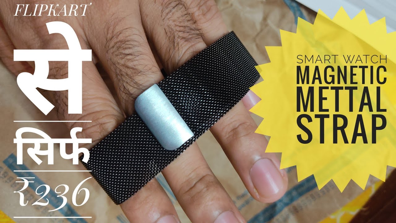 ICREATOR Magnet Smart Watch Belt For Watch All Series42/44mm(Black)# ...