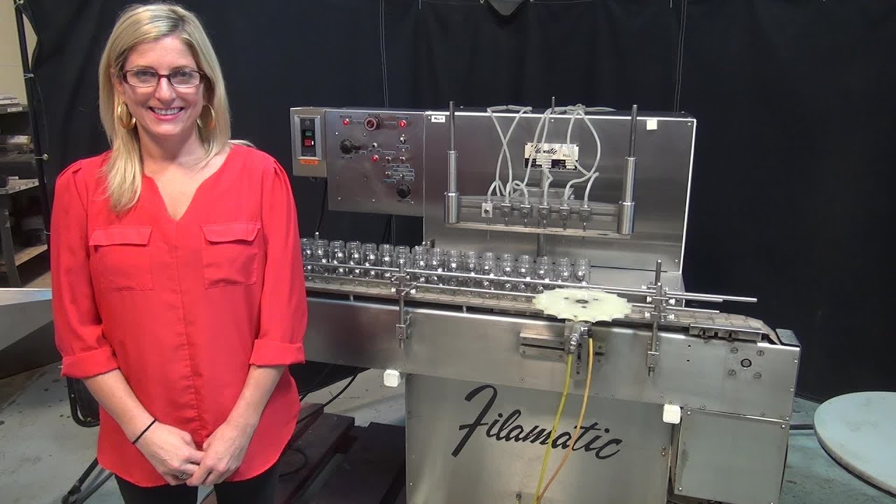 Filamatic Inline Piston Filler Demonstration - YouTube