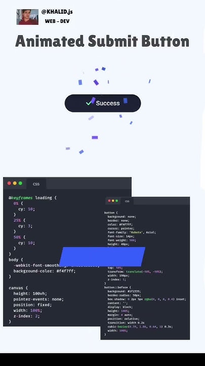 Animated Submit Button ☘️ Html Css Html Csscoding Programming Javascript Python Youtube